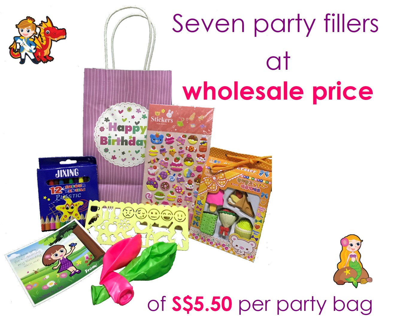 Party Bags – Wishes in a Bag – Party bags singapore, goodie bag, party ...